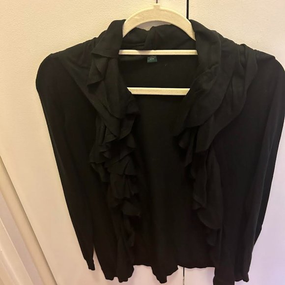 Ralph Lauren | Sweaters | Ralph Lauren Ruffle Front Sweater | Poshmark